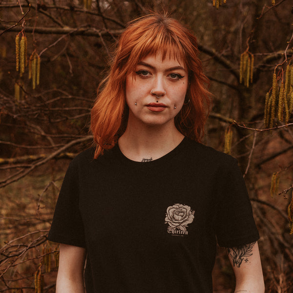 ROT WITH ME - BLACK UNISEX T-SHIRT – Thirteensupply.co