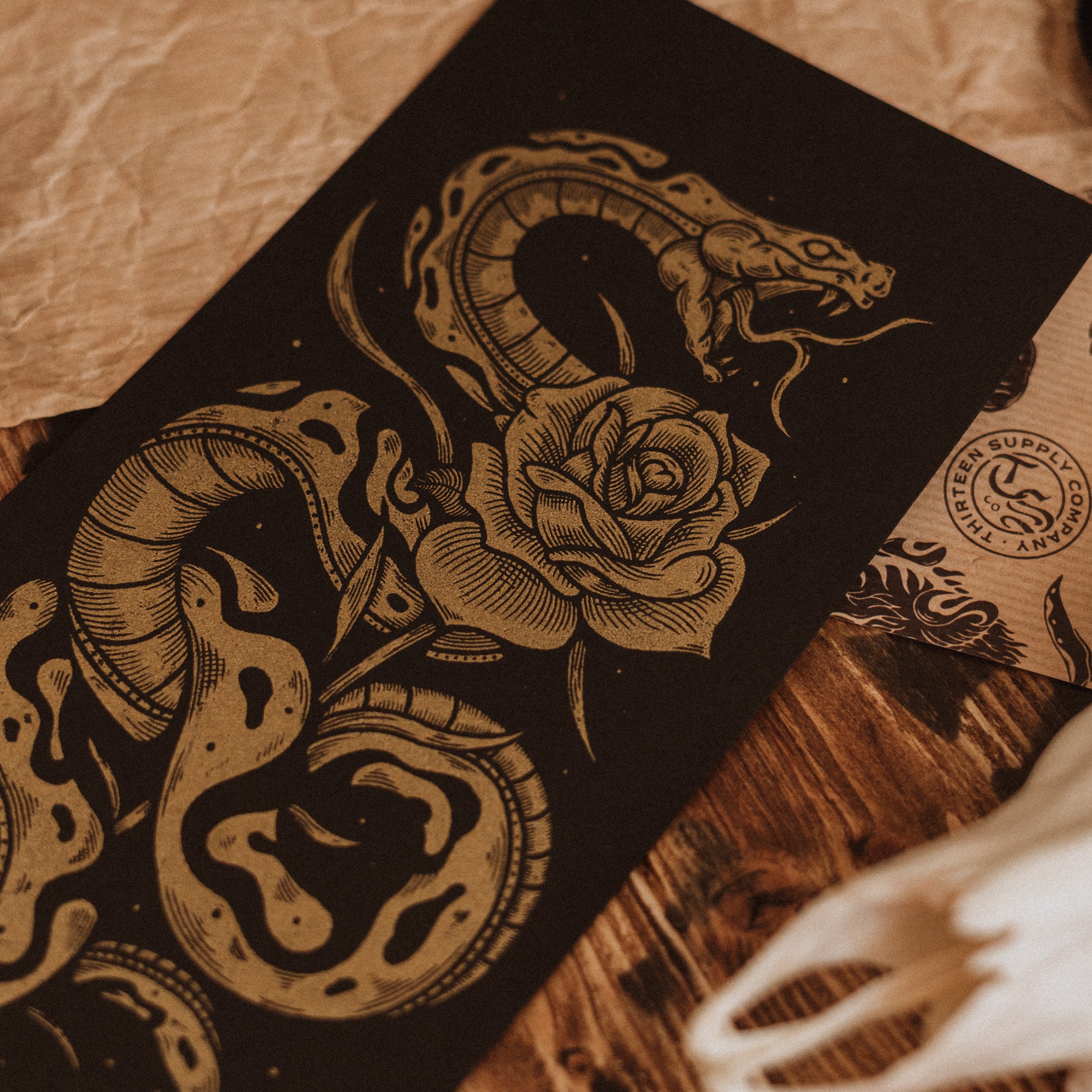 ENTWINED IN THORN - SCREEN PRINT – Thirteensupply.co